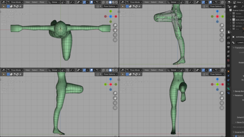 【Blender/Unity/VRChat】二重関節とかお尻とか - ユルリトラボ